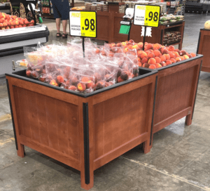 Orchard Bin Access Door | Produce Display | 36″ x 36″ x 34″